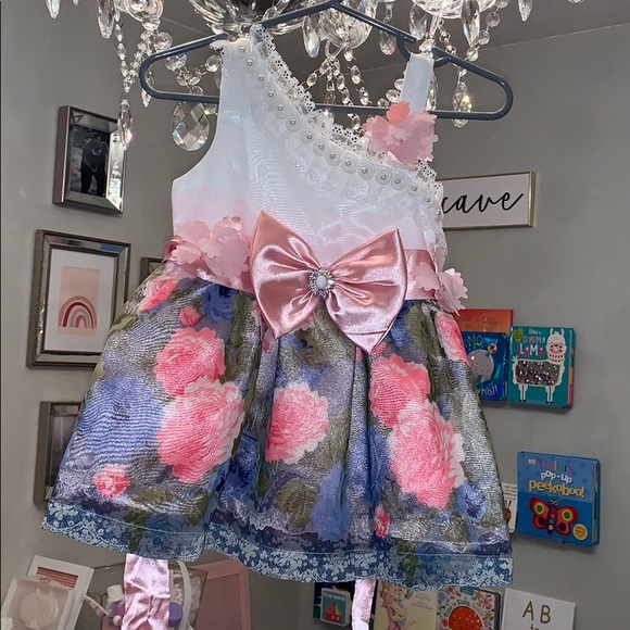 Dresses | Fancy Floral Baby Girl Dress | Poshmark